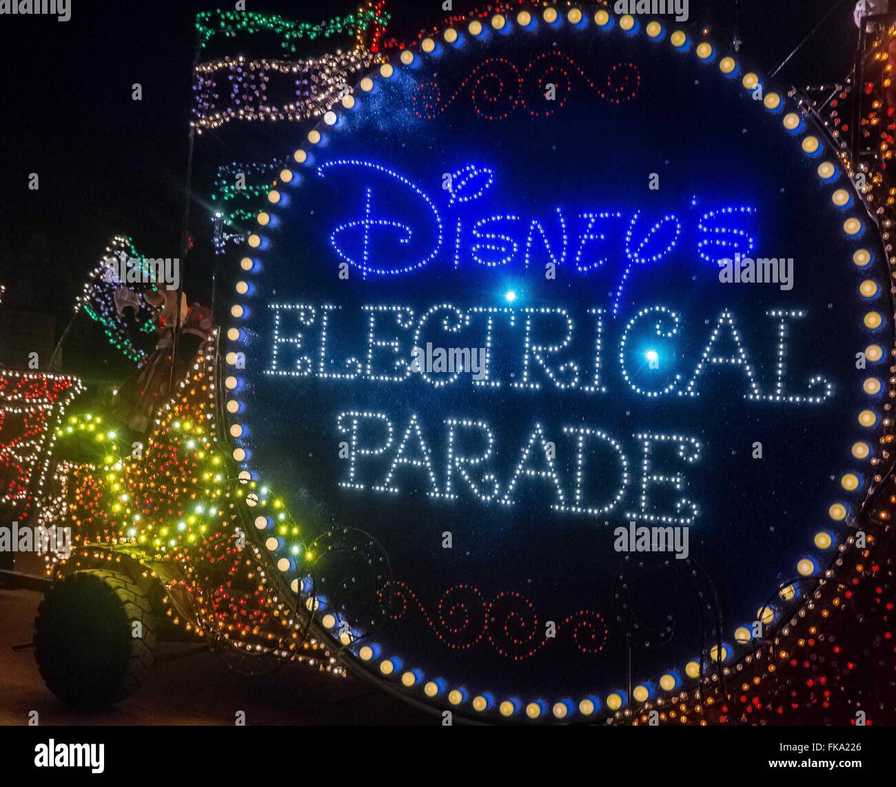 Orlando, FL, USA. 2nd Feb, 2016. Disney's Electrical Parade is quite a ...