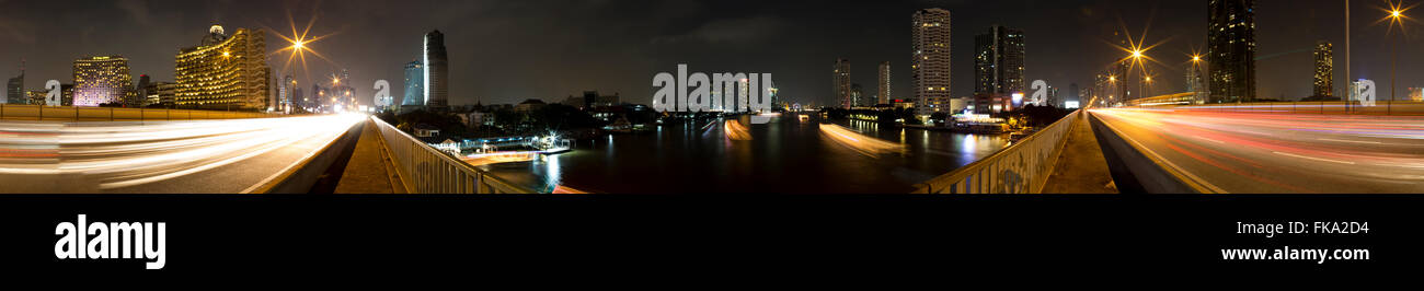 taksin bridge bangkok Stock Photo - Alamy
