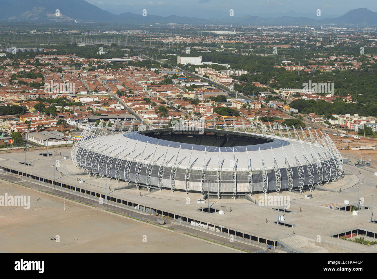 Aerial view of Castelao Arena - Estadio Governador Plácido Castelo ...