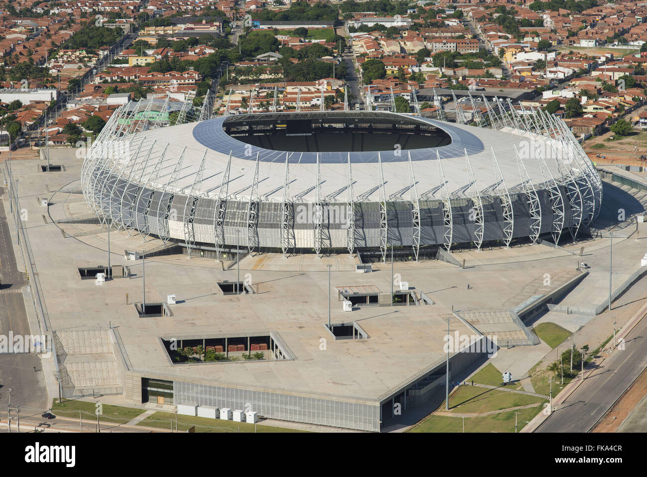 Aerial view of Castelao Arena - Estadio Governador Plácido Castelo ...