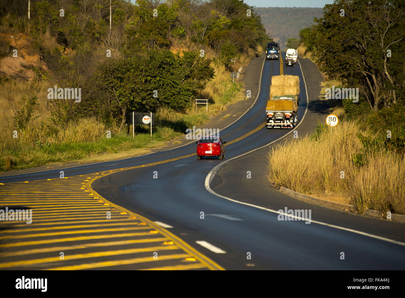 BR-242 near Barriers - western Bahia Stock Photo - Alamy