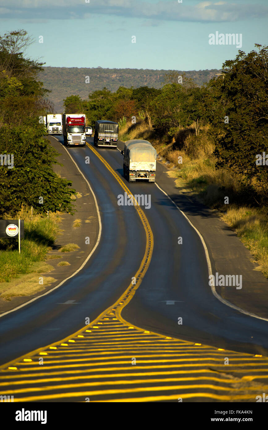 BR-242 near Barriers - western Bahia Stock Photo - Alamy