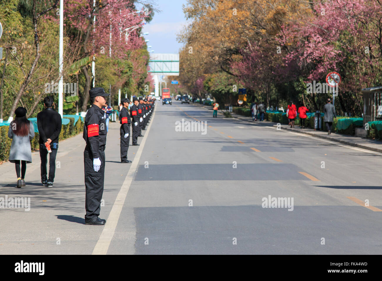 Chinese security guard hi-res stock photography and images - Alamy