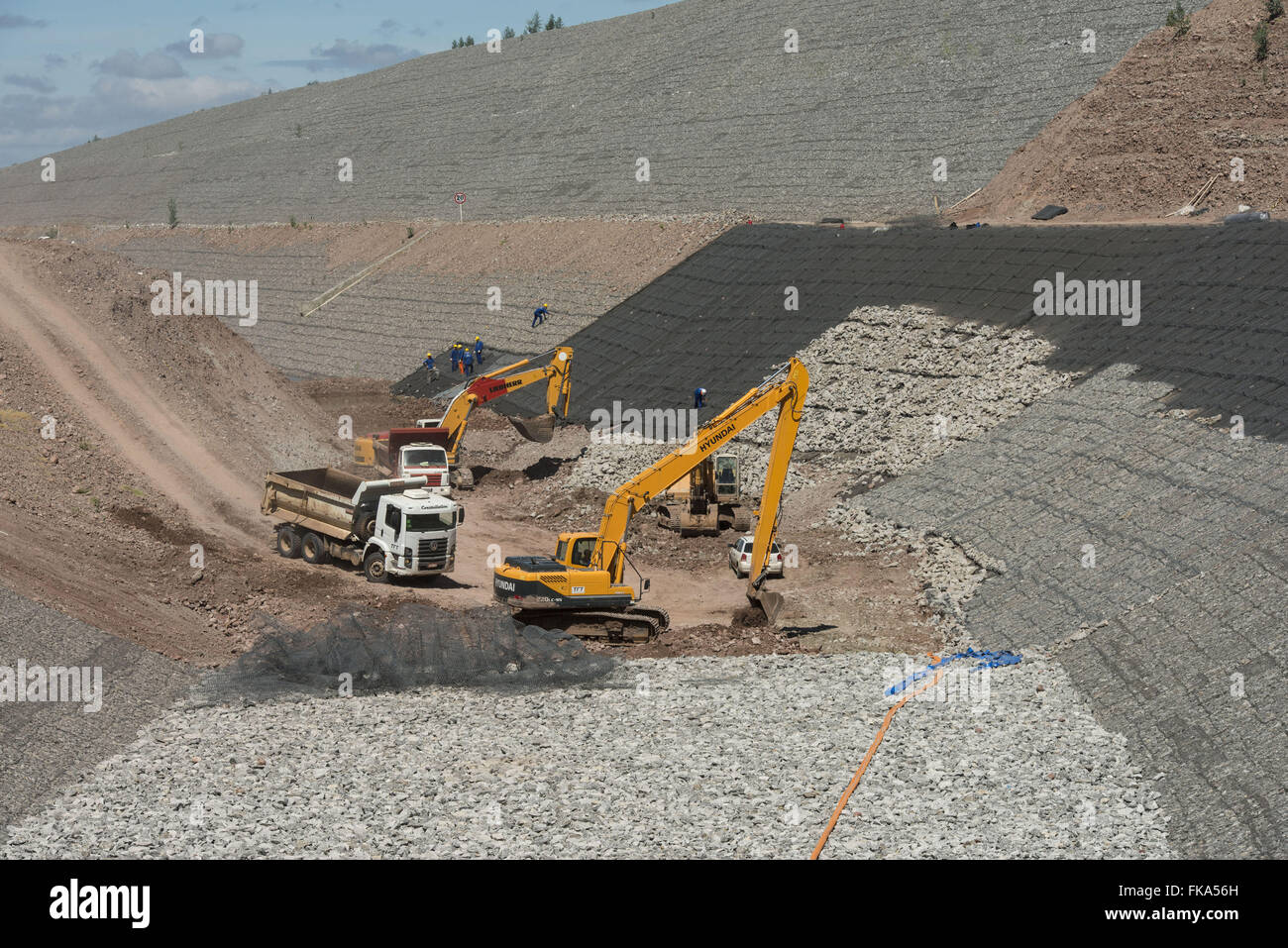 Approach channel - Transposition of Rio São Francisco Stock Photo - Alamy