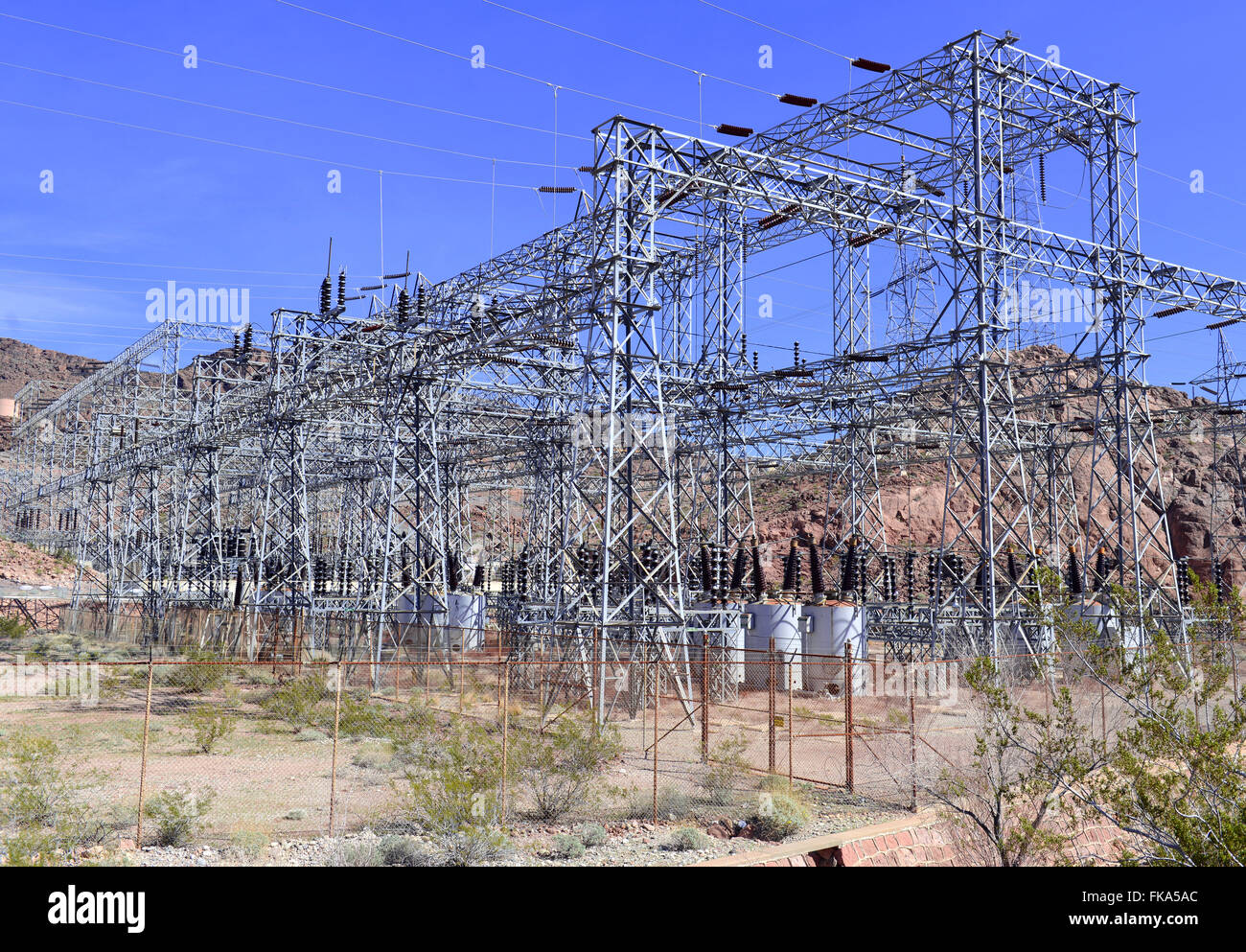 Electric power station Stock Photo - Alamy