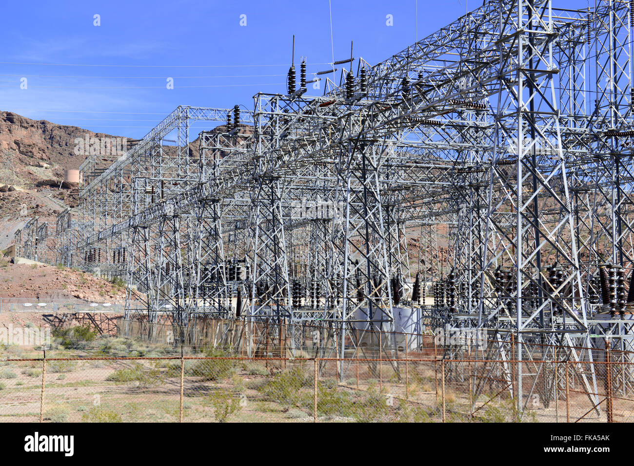 Electric power station Stock Photo - Alamy