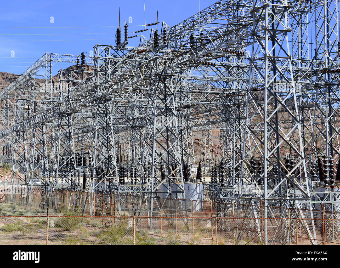 Electric power station Stock Photo - Alamy