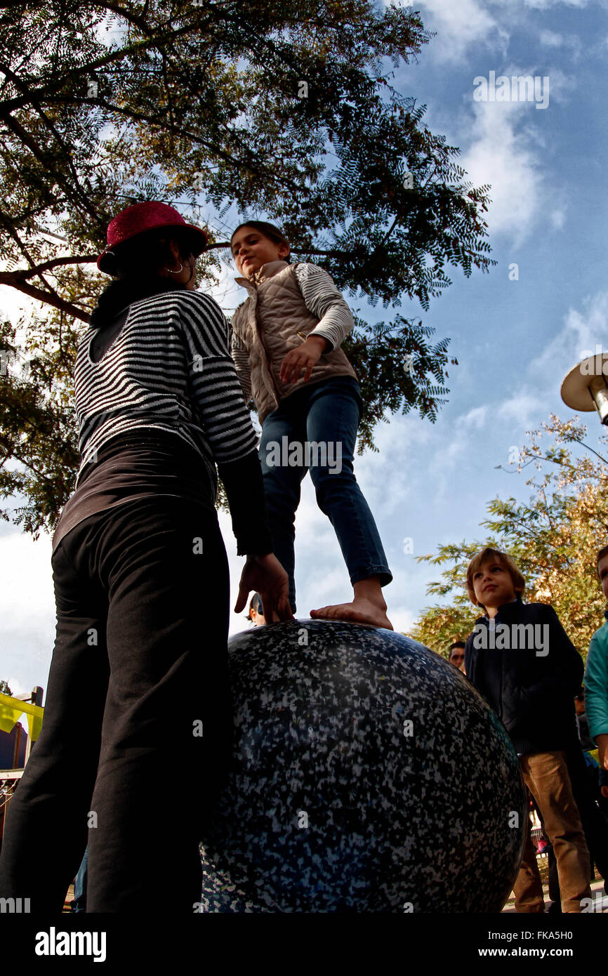 Balance ball circus hi-res stock photography and images - Alamy