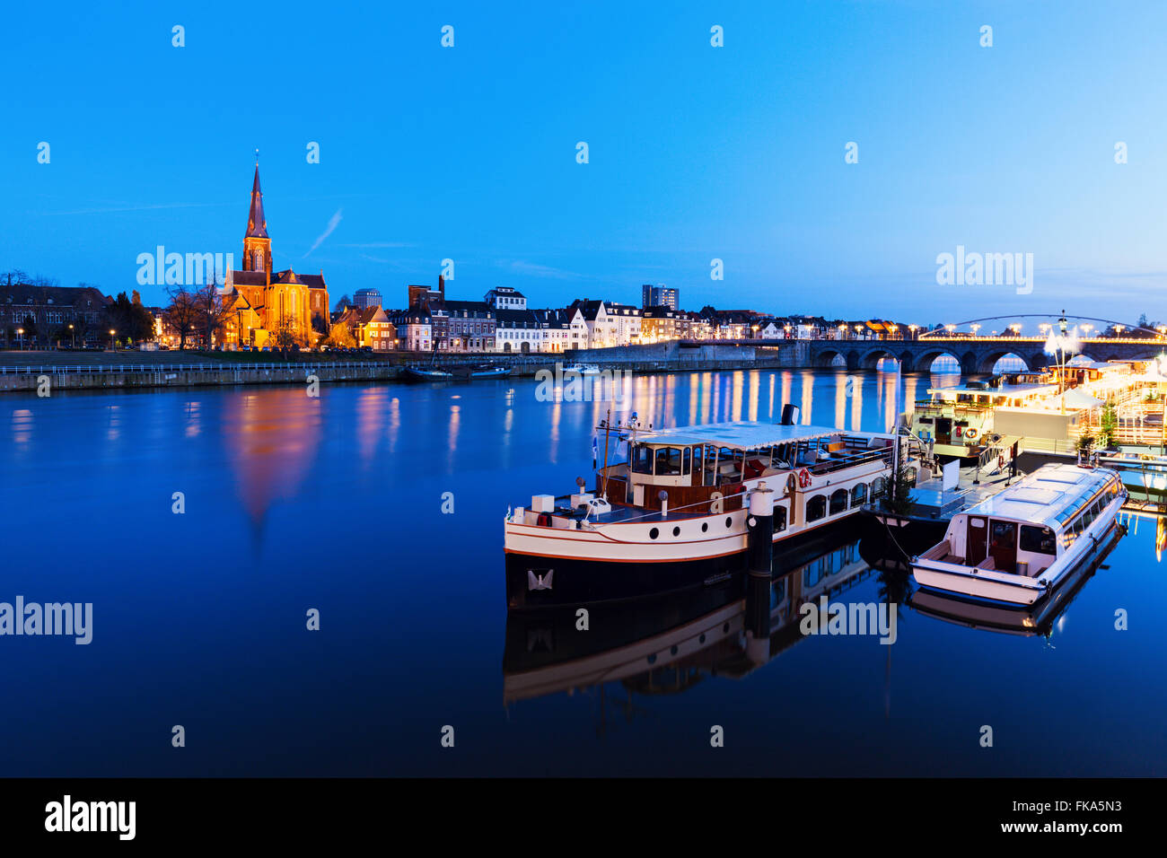 Meuse River in Maastricht Stock Photo - Alamy