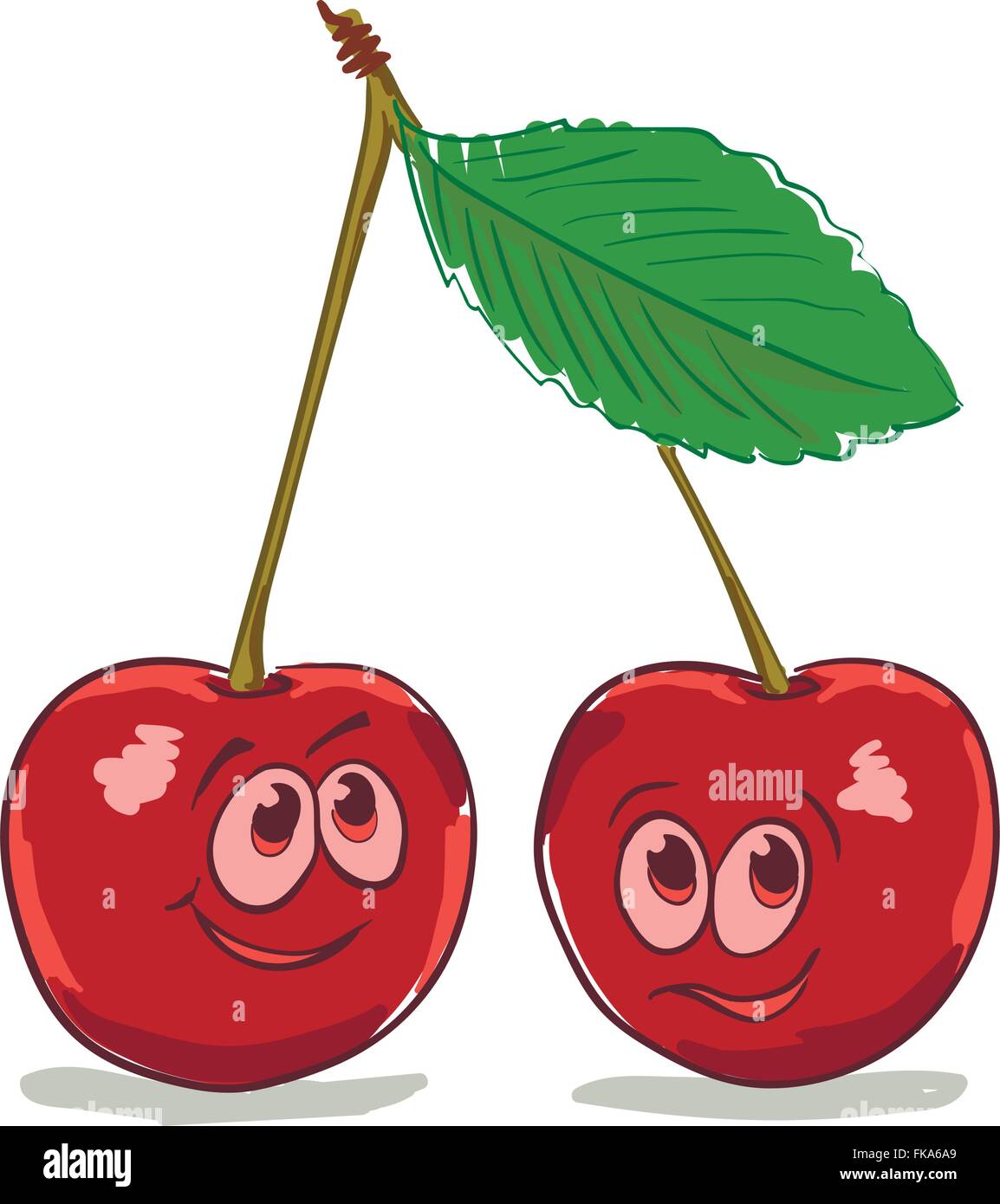 Cartoon cherry hi-res stock photography and images - Alamy