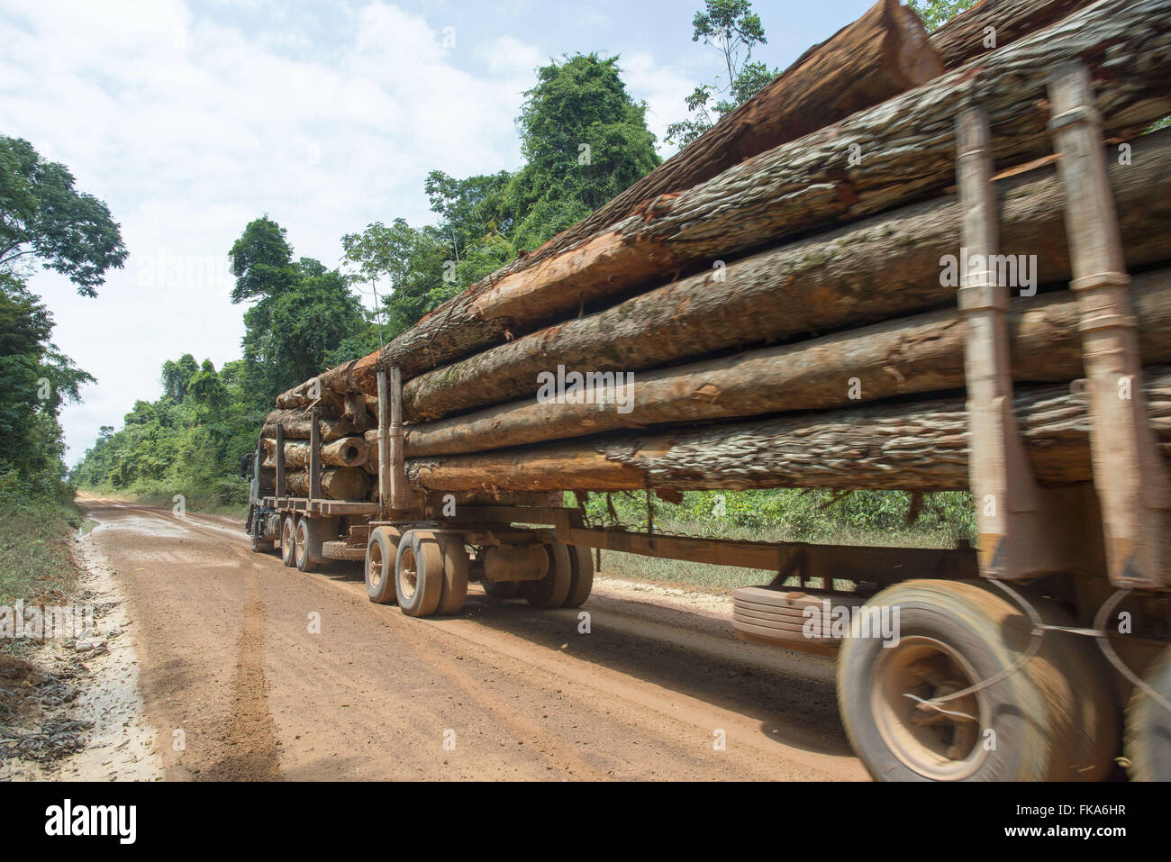 Logs and transport hi-res stock photography and images - Alamy