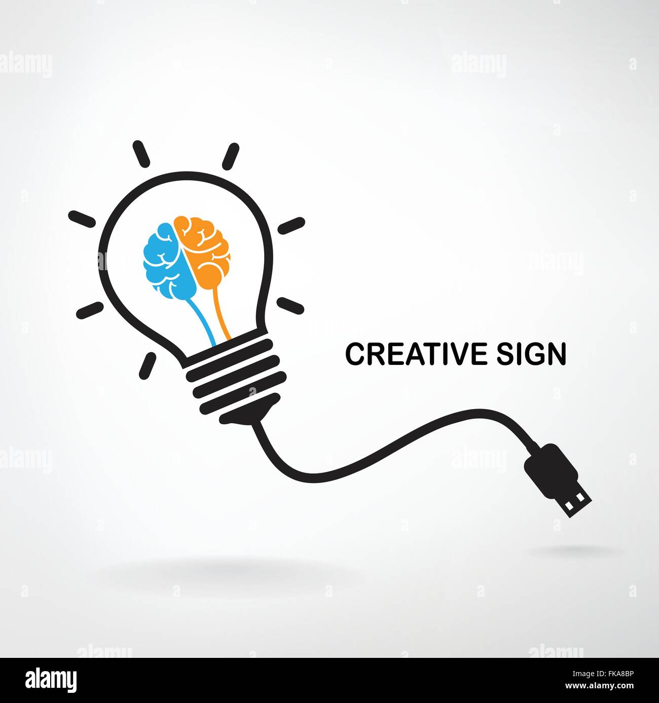 Creative light bulb Idea concept background design for poster flyer ...