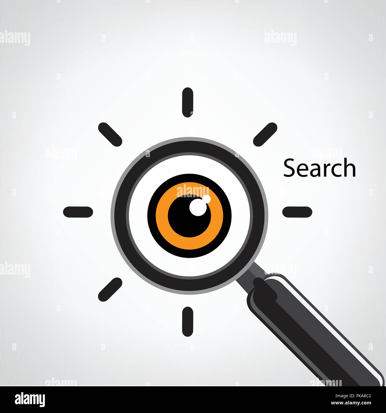 search symbol,business ideas.vector illustration Stock Vector Image ...