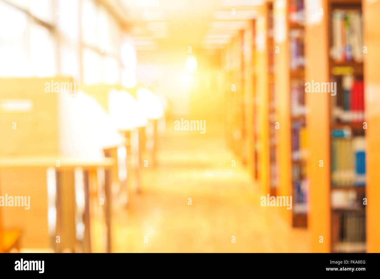 blur image of the library Stock Photo - Alamy