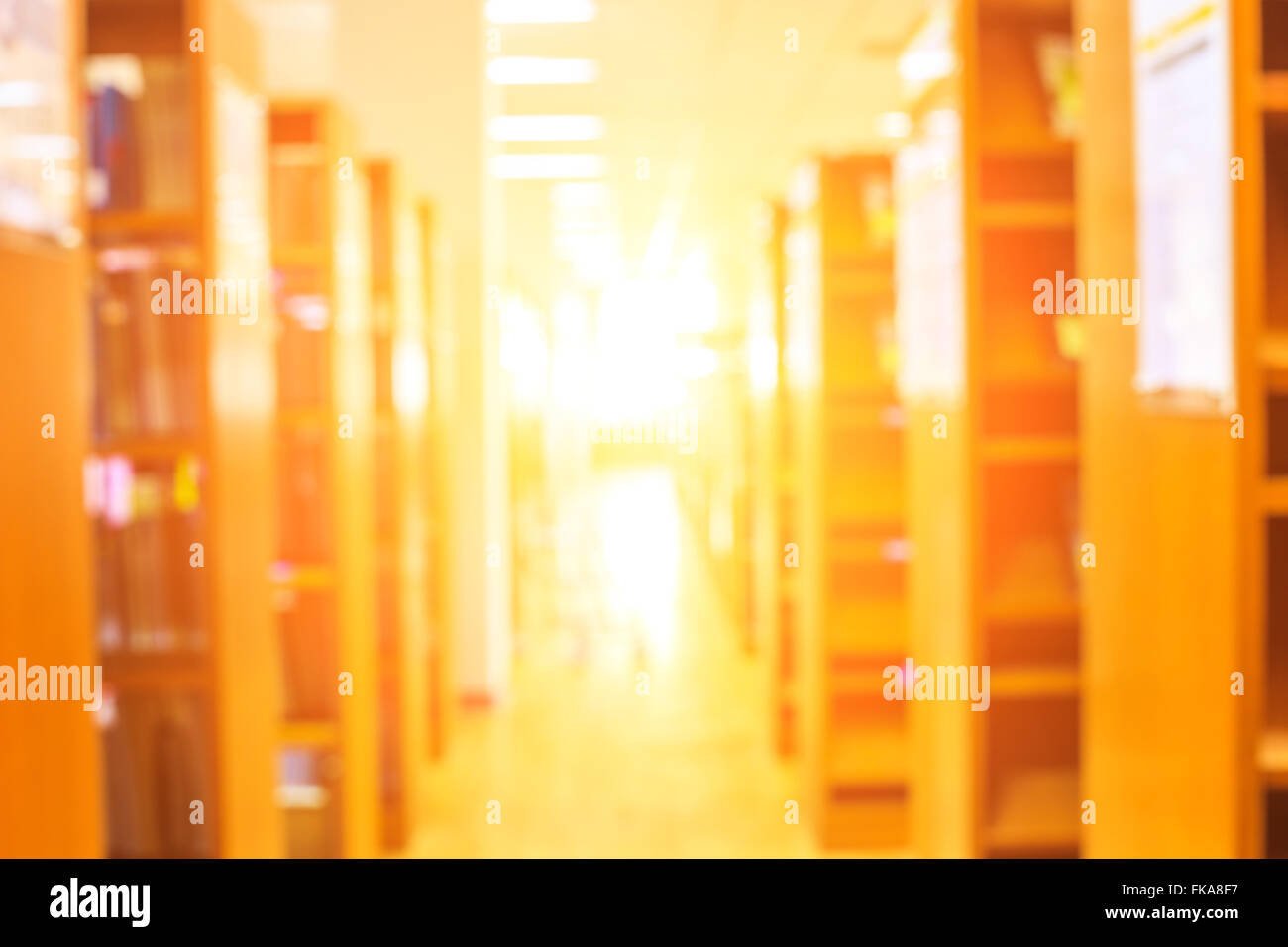 blur image of the library Stock Photo - Alamy