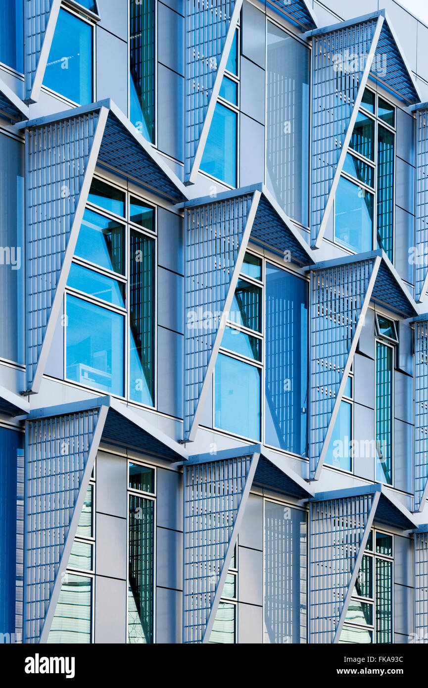 Milton Keynes The Quadrant building abstract. Milton Keynes ...