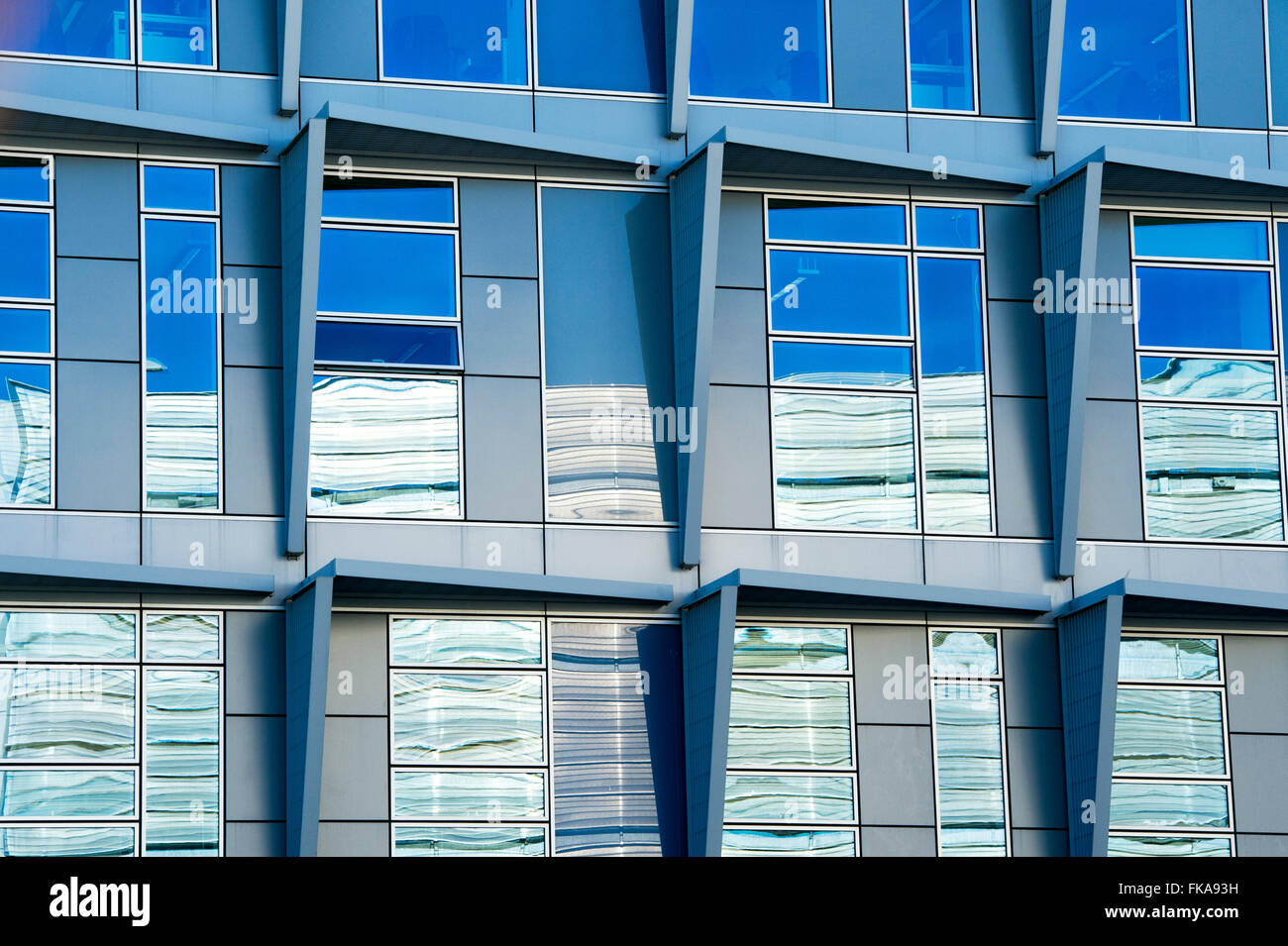 Milton Keynes The Quadrant building abstract. Milton Keynes ...