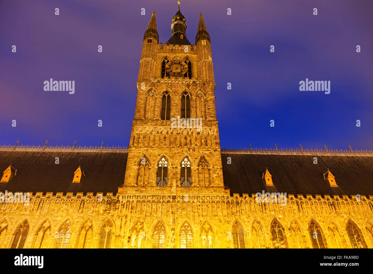 Belgium city ypres cloth hall hi-res stock photography and images - Alamy