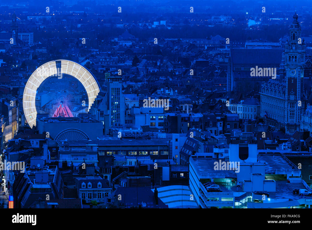 Aerial view of Lille Stock Photo - Alamy