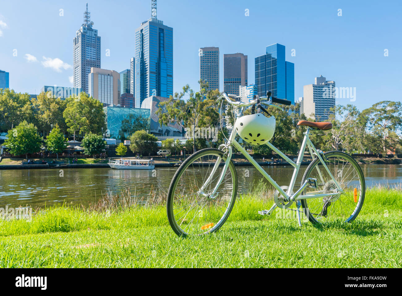 Cycling in the city Stock Photo - Alamy