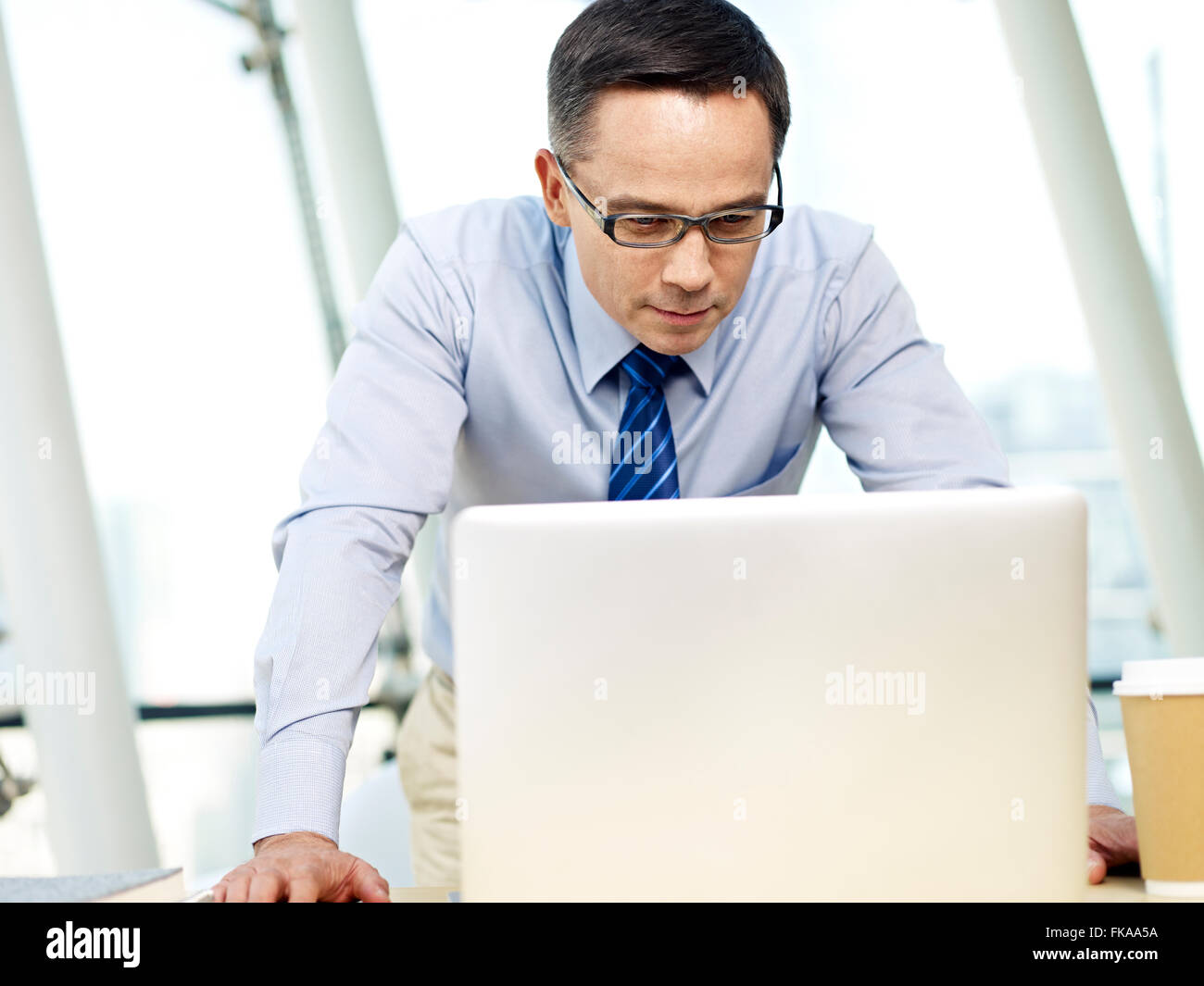 business person working in office Stock Photo - Alamy