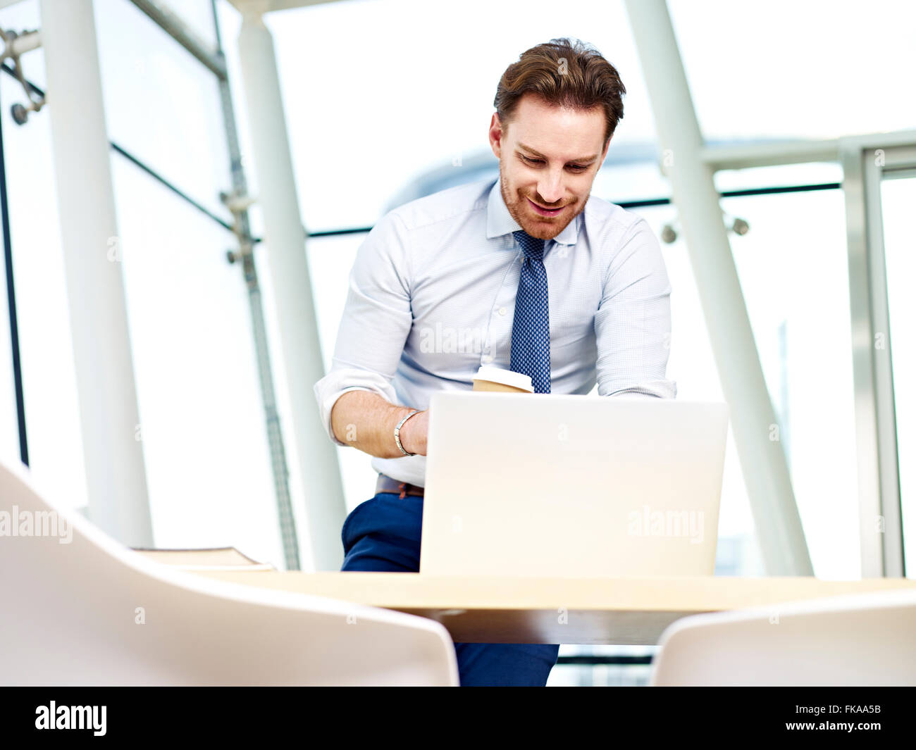 italian business man working in office Stock Photo - Alamy
