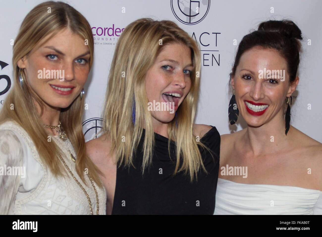 New York, NY, USA. 7th Mar, 2016. Jordan Murray, Heide Lindgren, Julie ...
