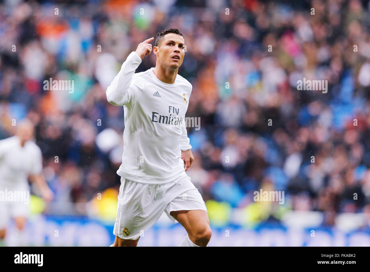 Madrid, Spain. 5th Mar, 2016. Cristiano Ronaldo (Real) Football/Soccer ...