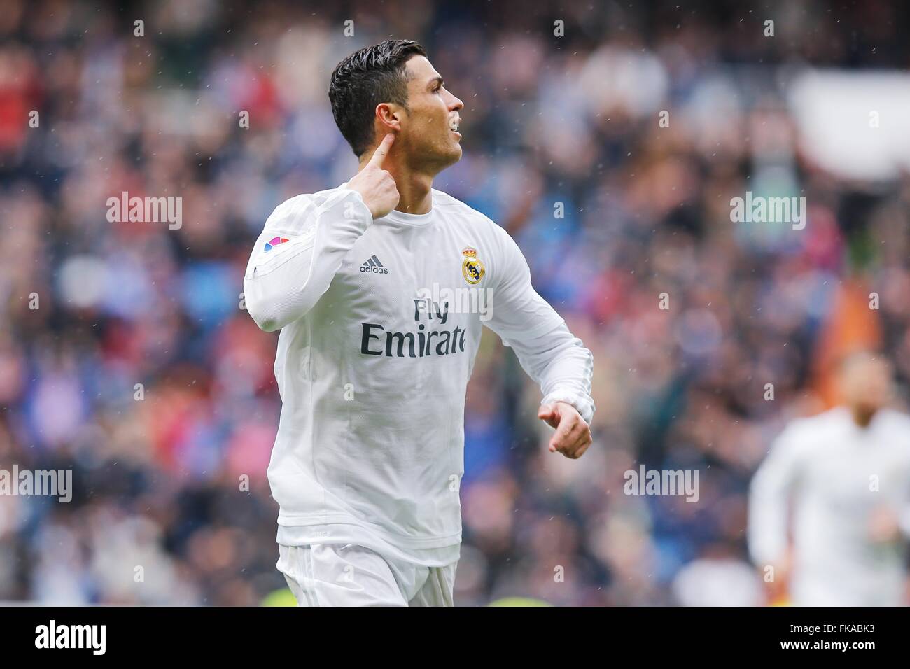 Madrid, Spain. 5th Mar, 2016. Cristiano Ronaldo (Real) Football/Soccer ...