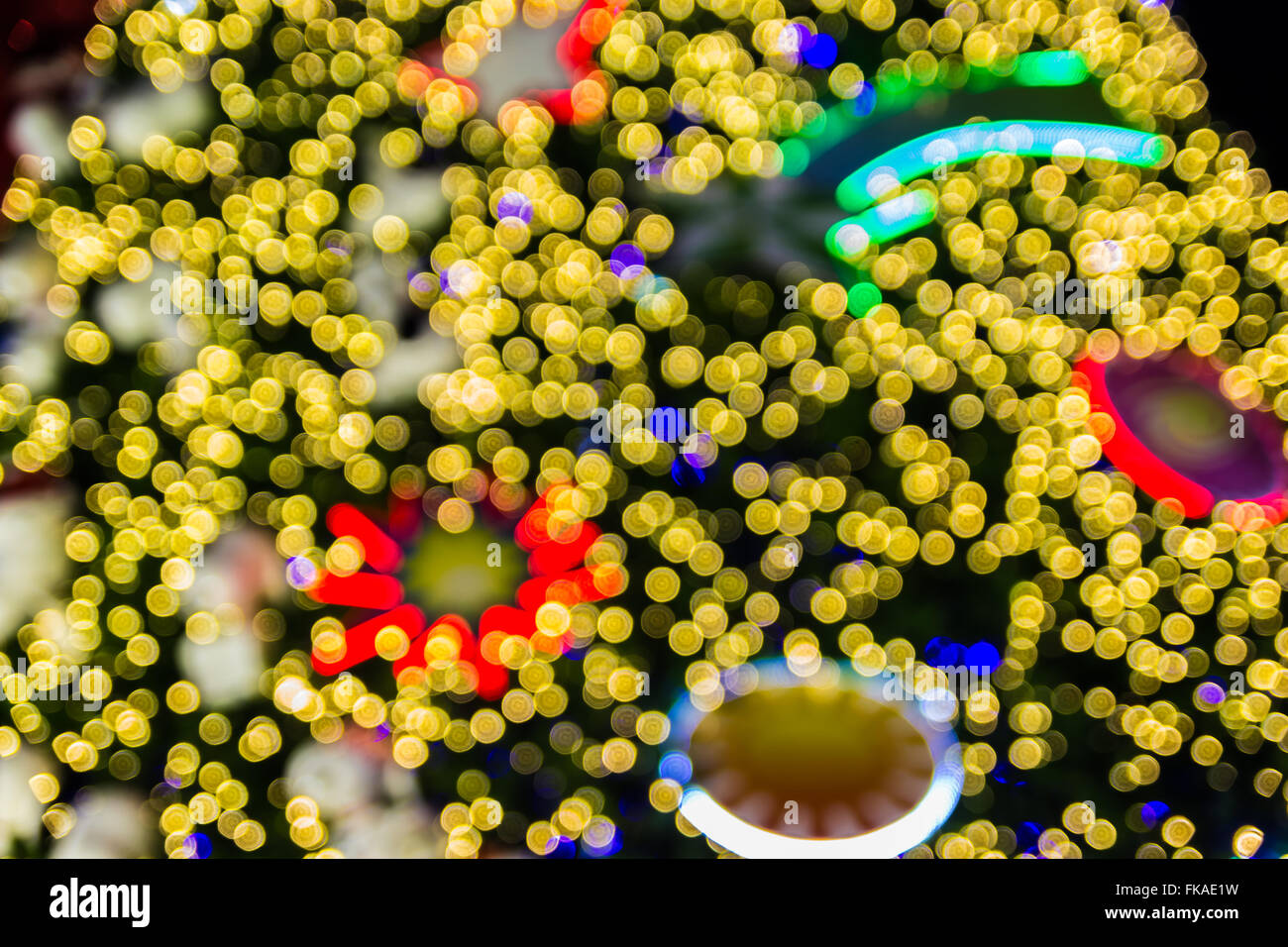 Defocus bokeh lights Stock Photo - Alamy