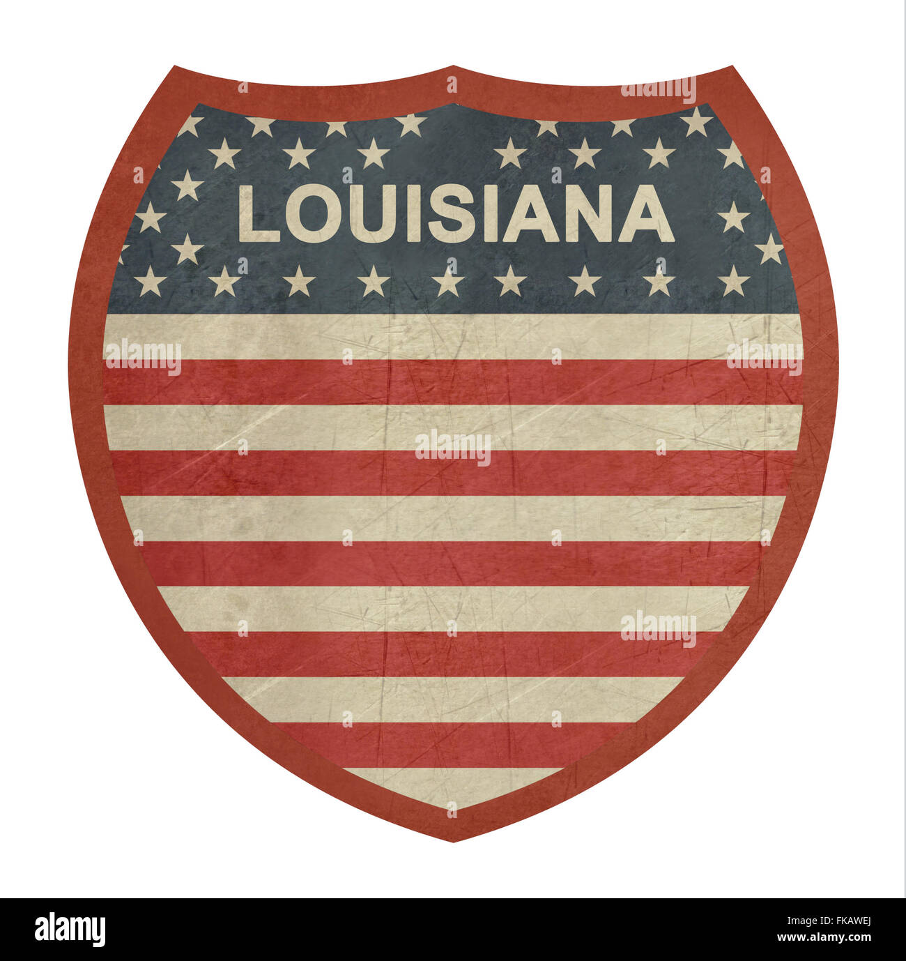 Louisiana road sign hi-res stock photography and images - Alamy