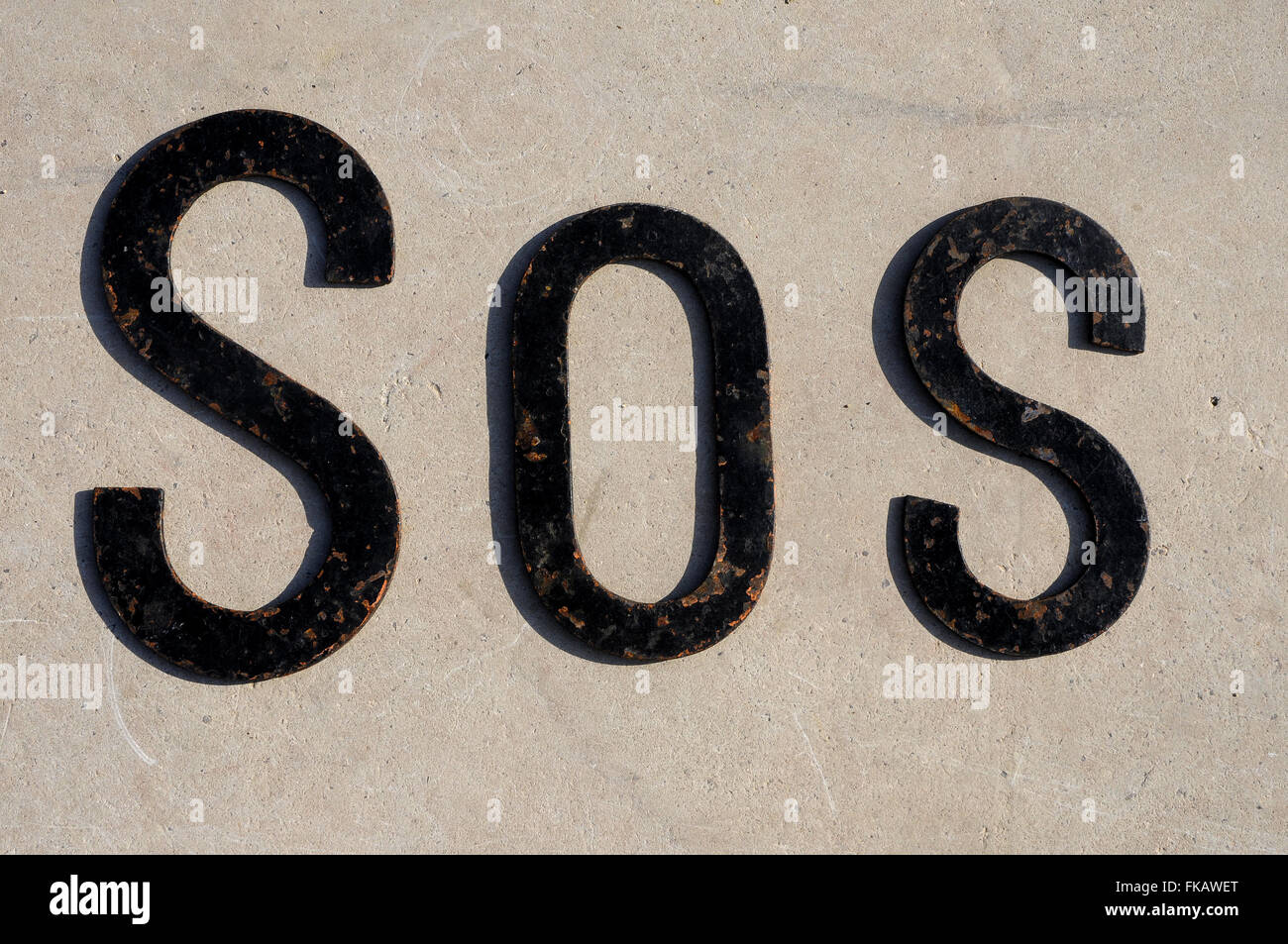 Metal Iron Letters High Resolution Stock Photography and Images - Alamy