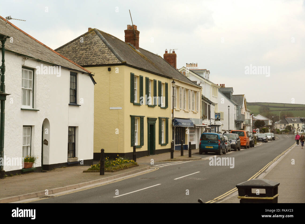 The Quay Instow North Devon England Beach Scene on a winters day Stock ...