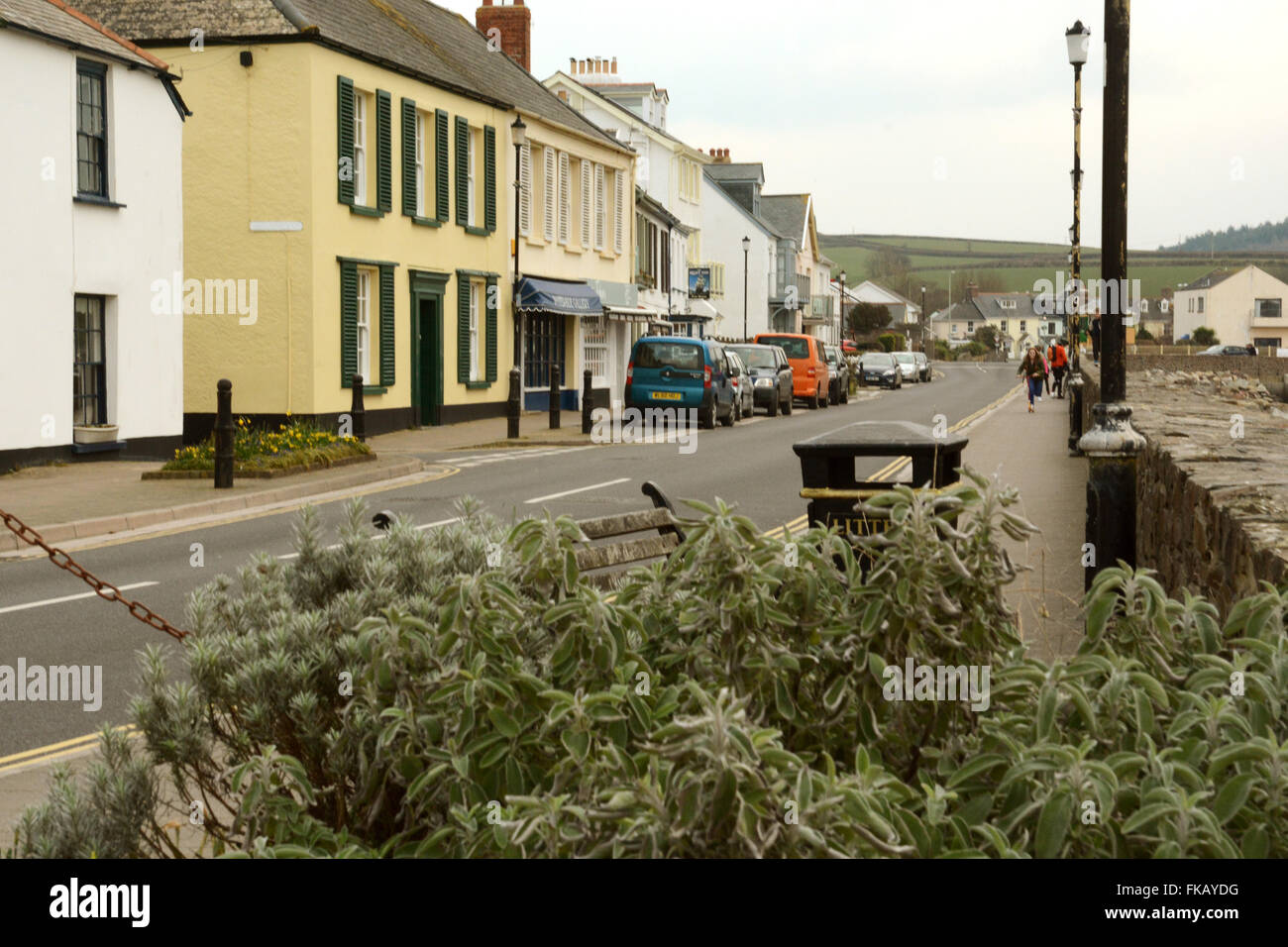 The Quay Instow North Devon England Beach Scene on a winters day Stock ...