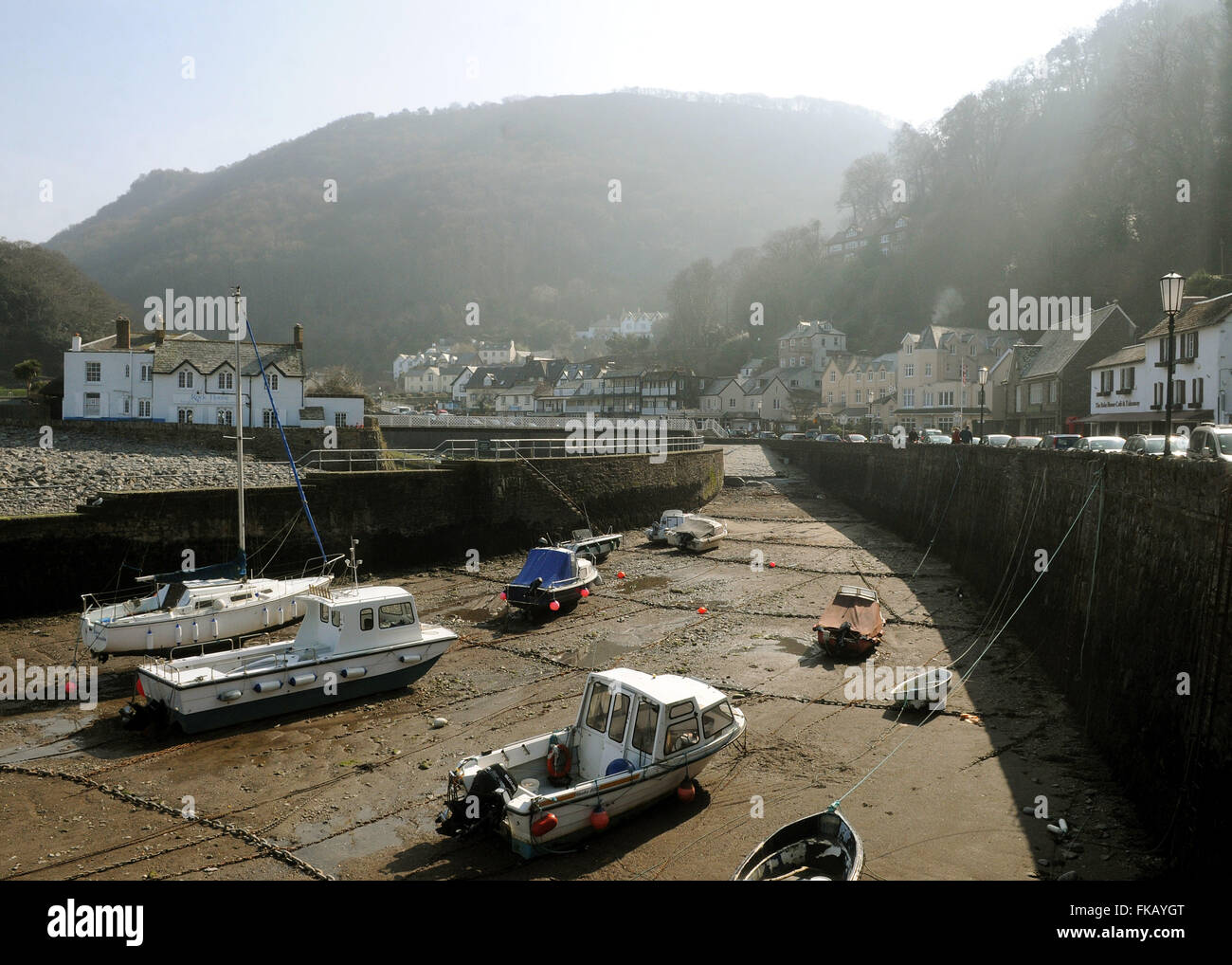 Harbour Lynton Lynmouth Valley of Rocks North Devon Little Switzerland ...