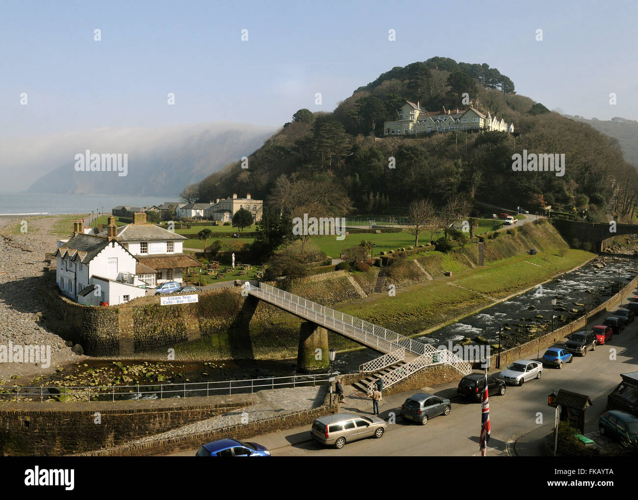 Manor Green and Torrs Hotel Lynton Lynmouth Valley of Rocks North Devon ...