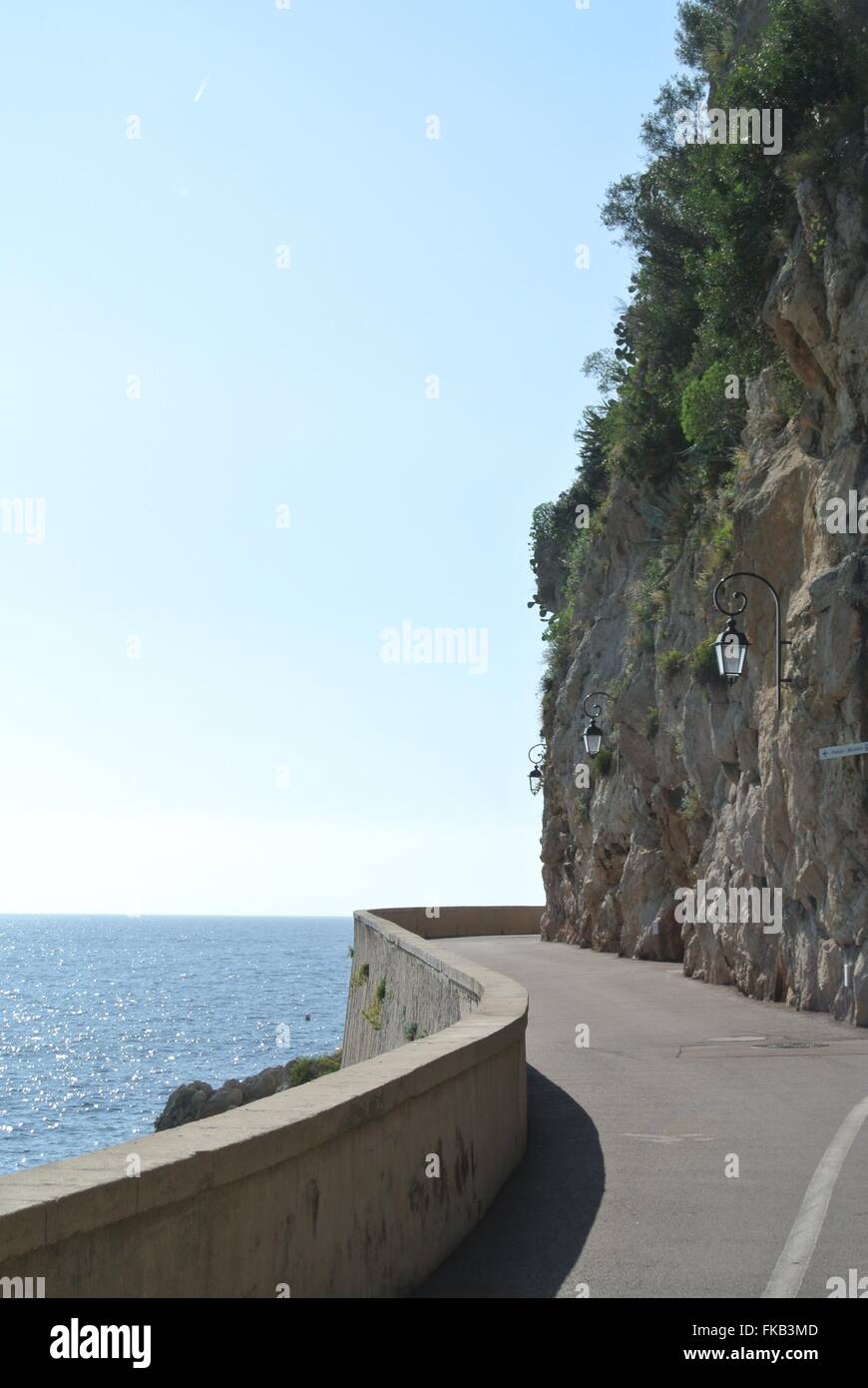 Photo taken on a road in Monaco Stock Photo - Alamy
