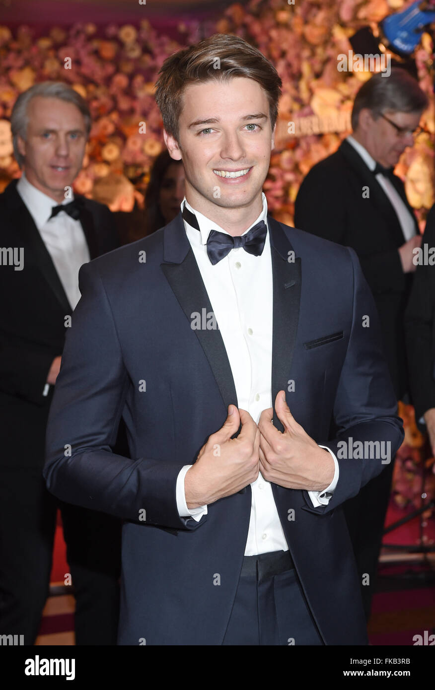 Munich, Germany. 07th Feb, 2016. US actor Patrick Schwarzenegger ...