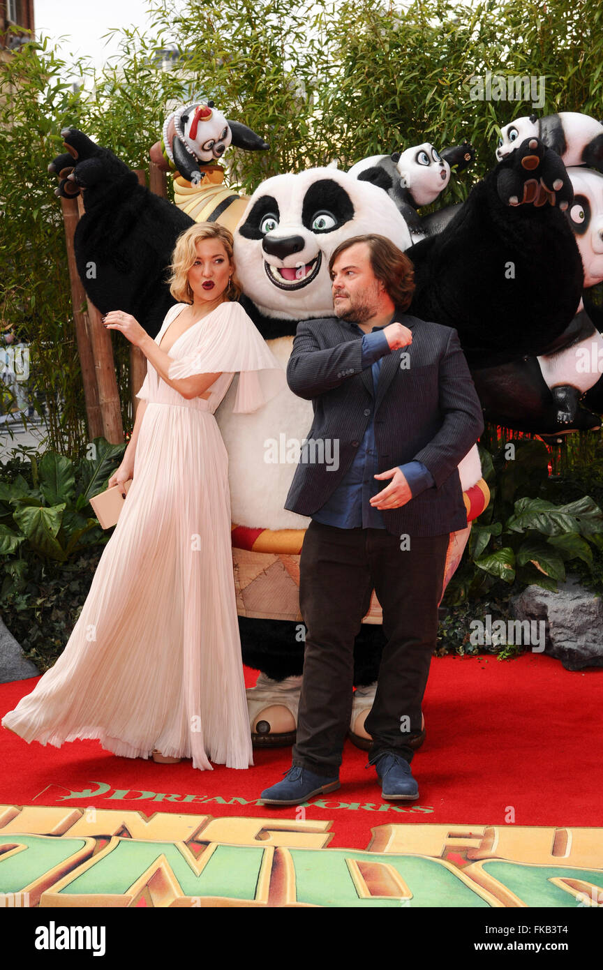 Kate Hudson und Jack Black at the Premiere of 'Kung Fu Panda 3' at ...