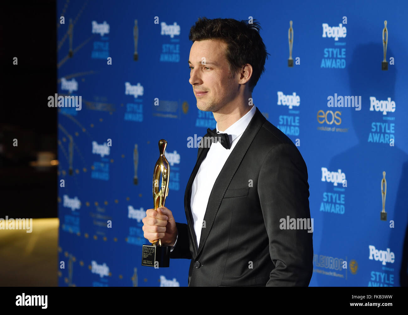 Munich, Germany. 07th Feb, 2016. German actor Florian David Fitz holds ...