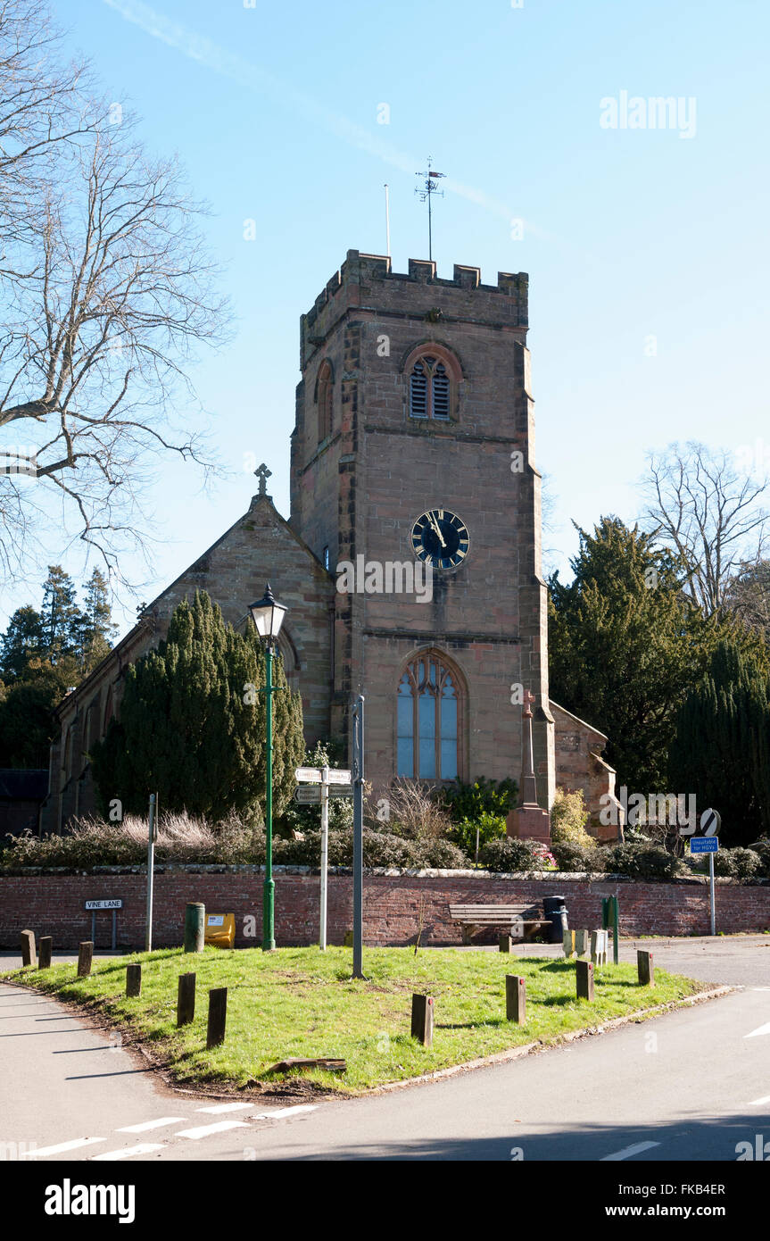 St. Leonard`s Church, Clent, Worcestershire, England, UK Stock Photo ...