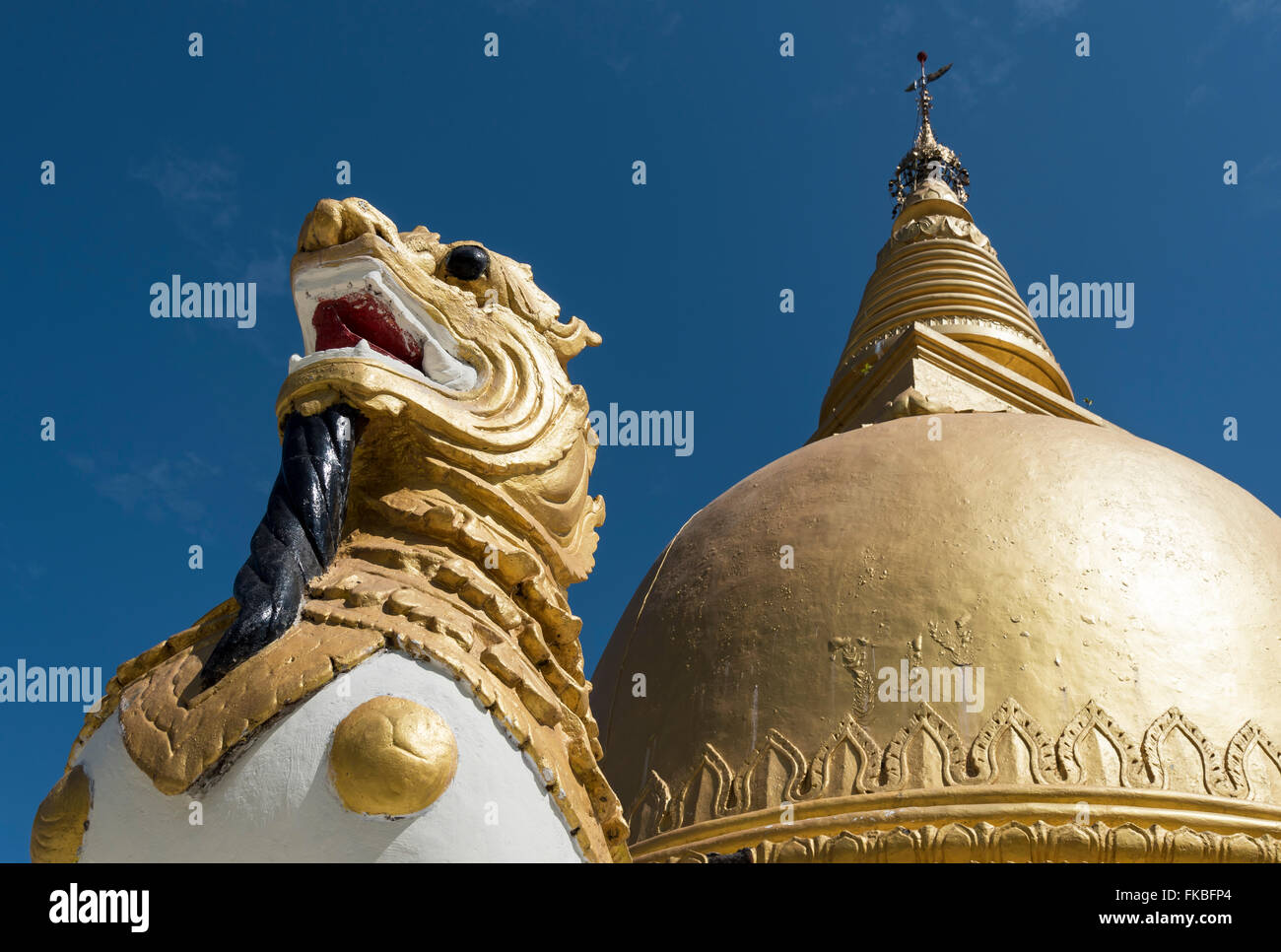Lion sculpture in myanmar hi-res stock photography and images - Alamy