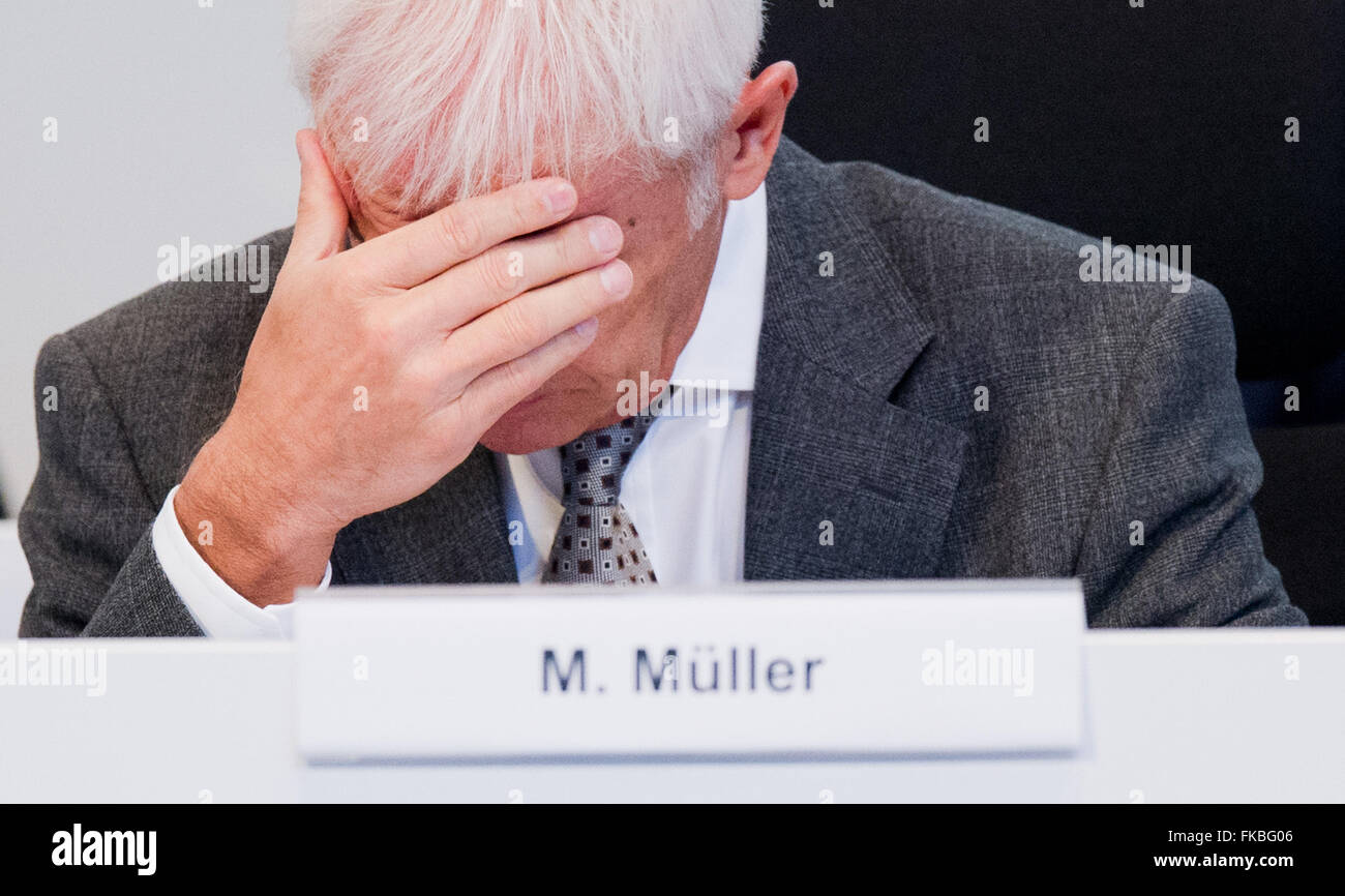 Wolfsburg, Germany. 08th Mar, 2016. Volkswagen AG CEO Matthias Mueller ...