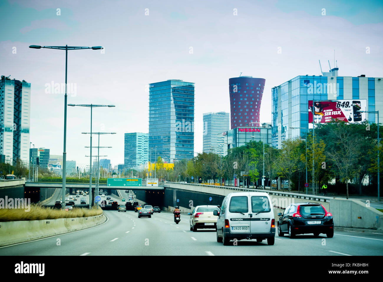 Fira, Europa Fira, Hotel Porta Fira. Gran Via de les Corts Catalanes ...
