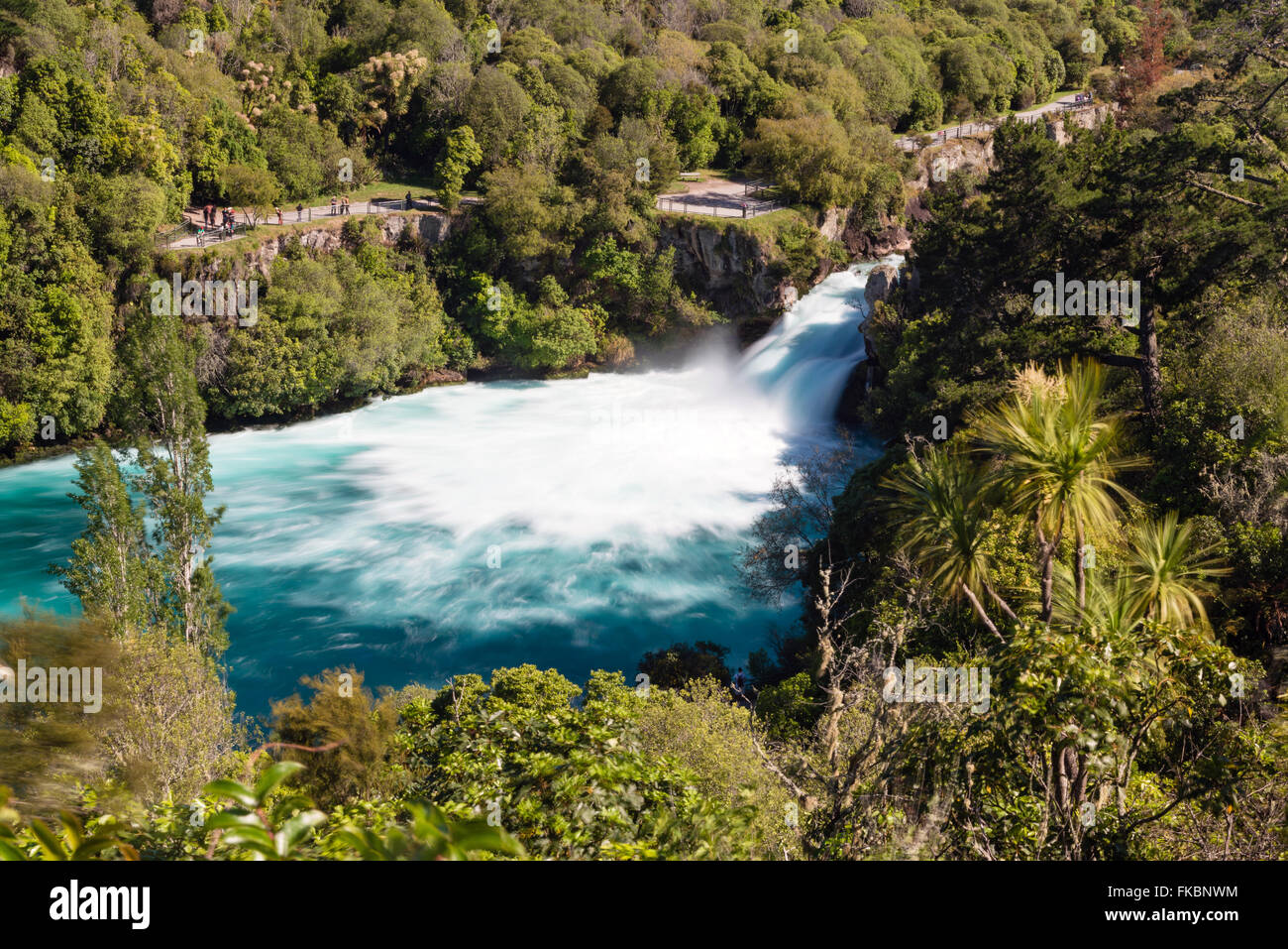 Huka falls located on the Waikato River, New Zealand Stock Photo - Alamy