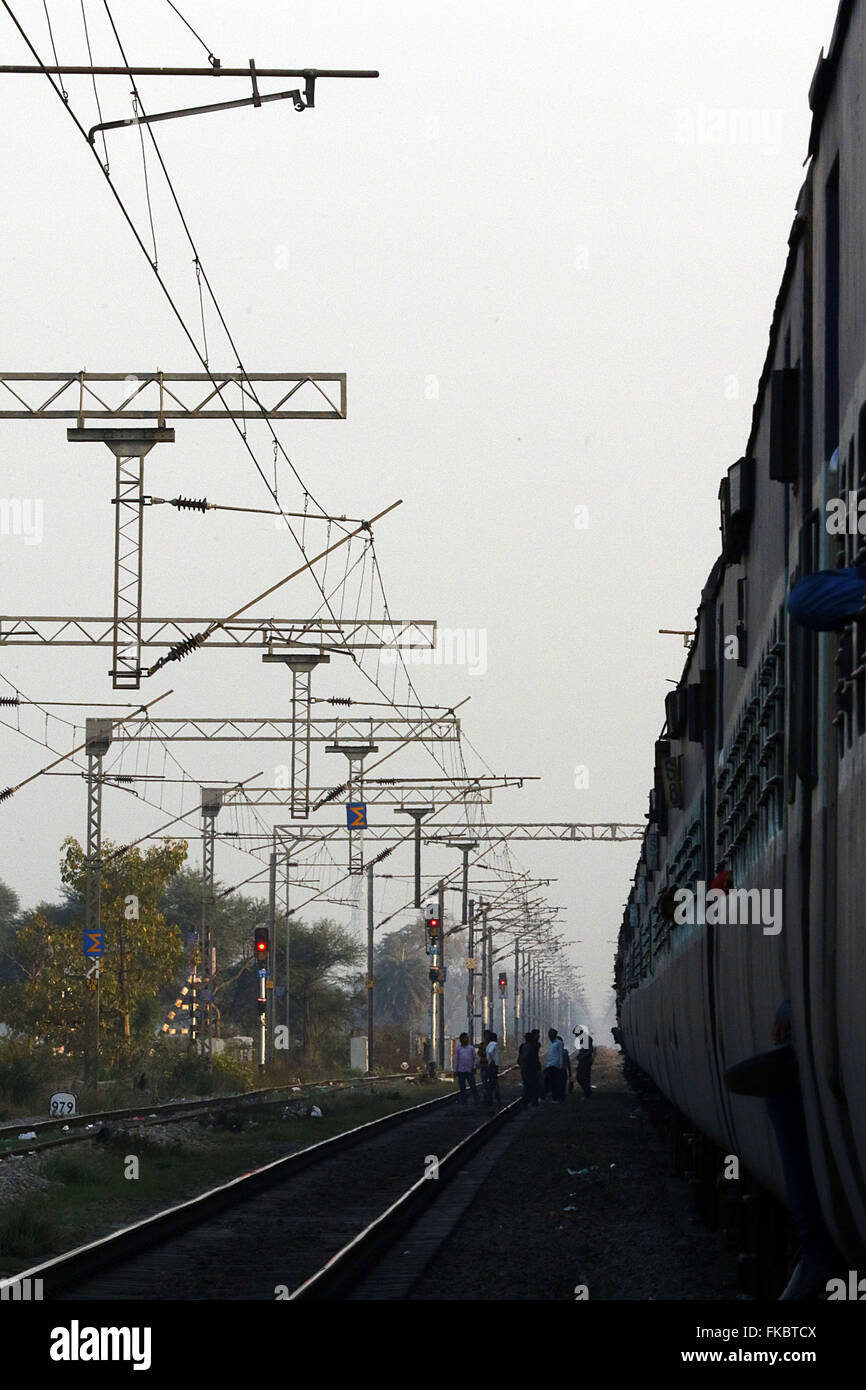 Railway poles hi-res stock photography and images - Alamy