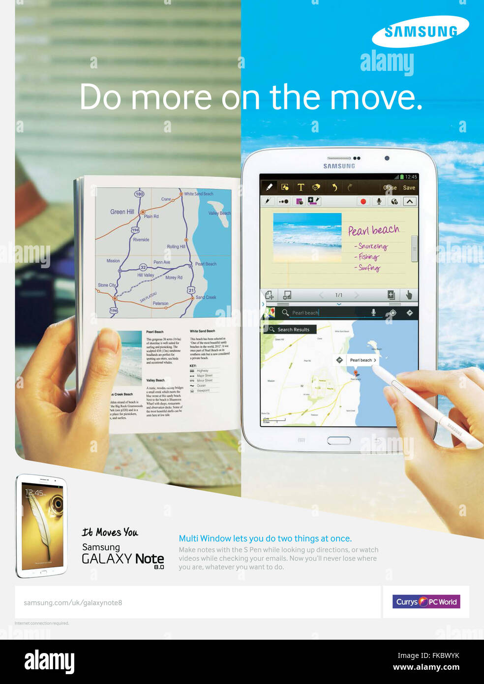 2010s UK Samsung Magazine Advert Stock Photo - Alamy