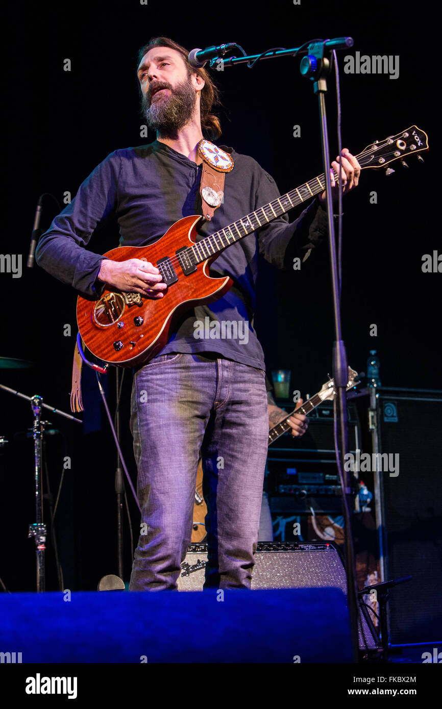 Milan Italy. 07th March 2016. The American psychedelic rock band CHRIS ...