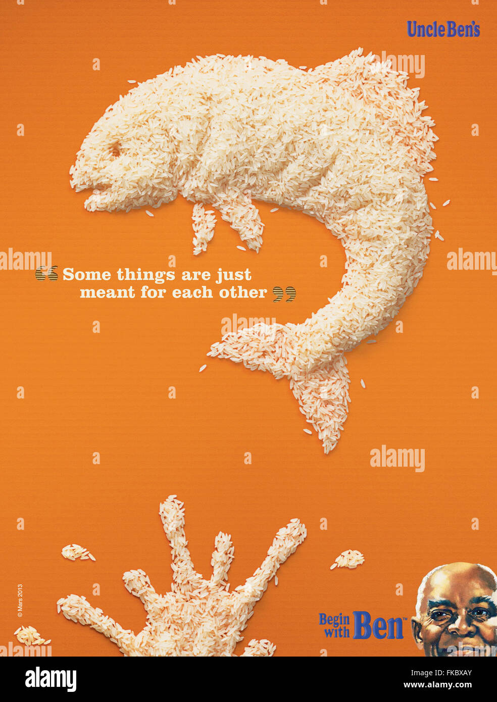 Uncle ben's rice advert hi-res stock photography and images - Alamy