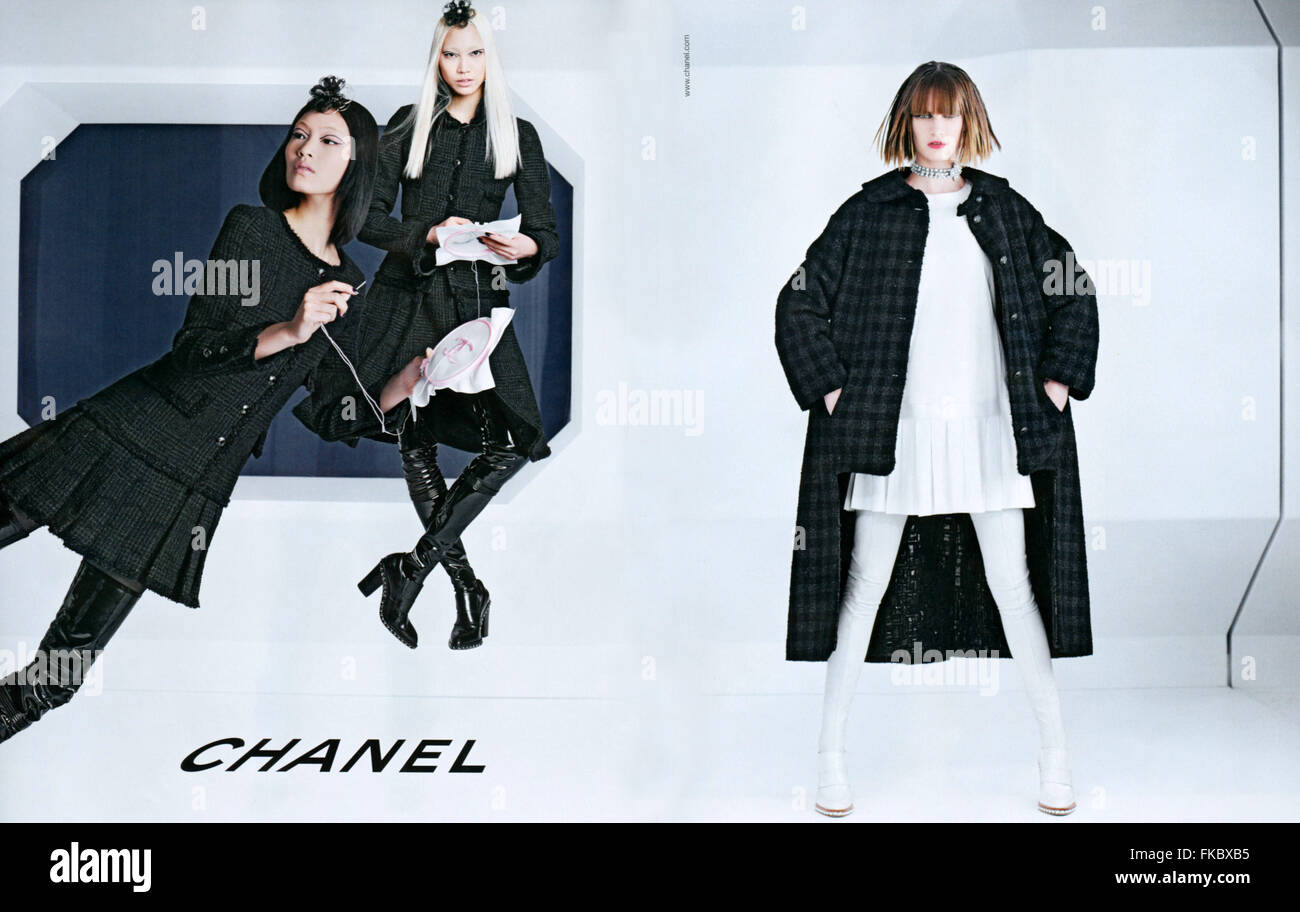 2010s UK Chanel Magazine Advert Stock Photo - Alamy